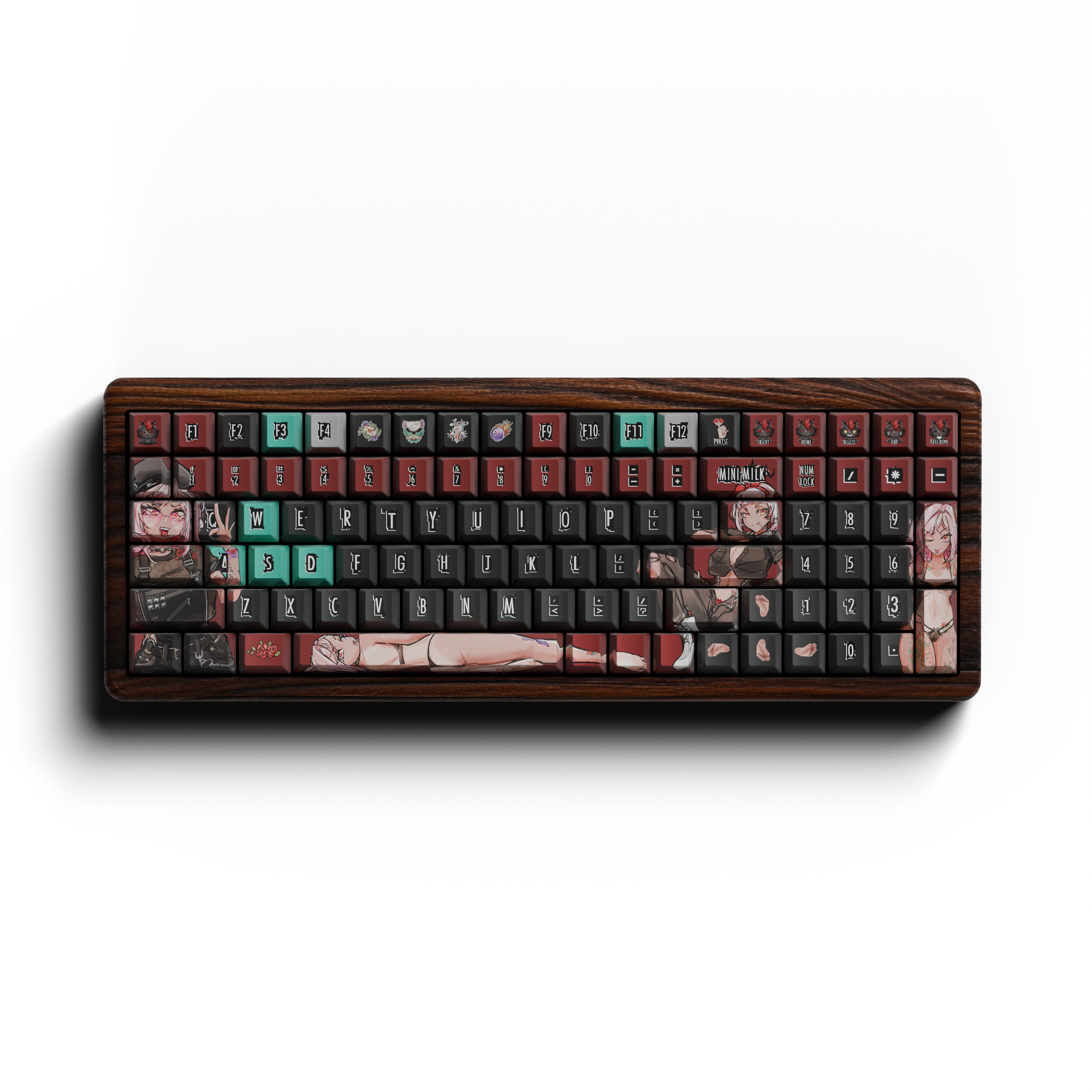 [Limited Edition 100 units] FeFe 96% Wooden Keyboard – Huat GG